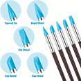 EXLEAF 10Pcs Silicone Clay Sculpting Tool, Modeling Dotting Tool ...
