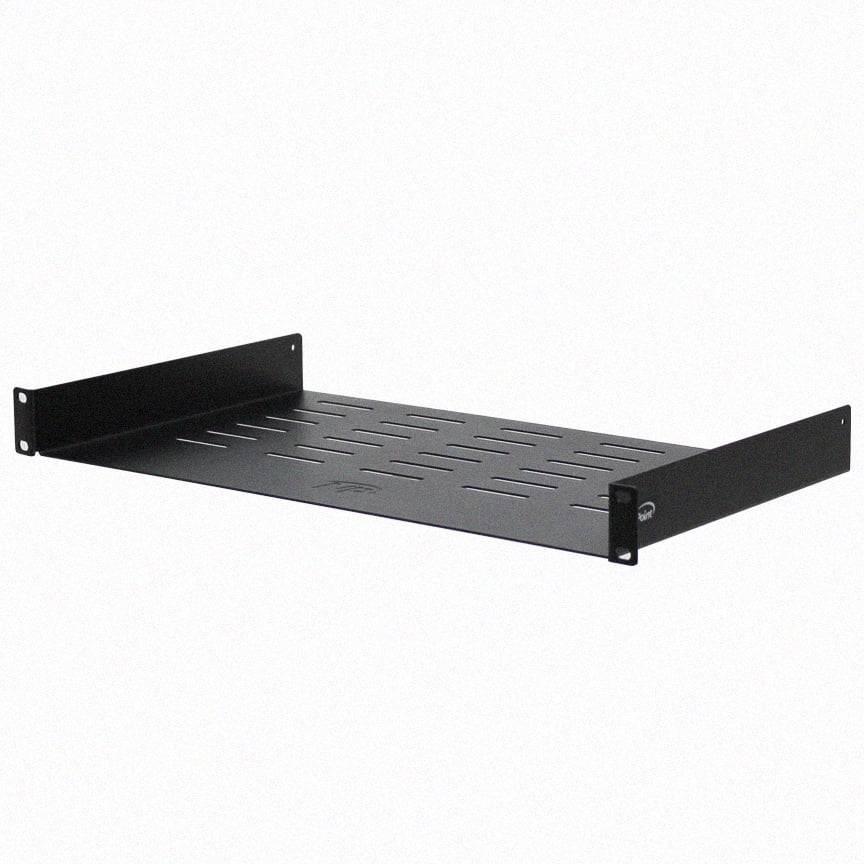 NavePoint Universal Rack Tray Vented Shelves 1U Black 10.5 Inches ...