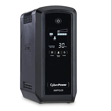 CyberPower CP850PFCLCD PFC Sinewave UPS System, 850VA/510W, 10 Outlets ...