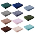 ANXPTIME Thickened Solid Color Pineapple Grid Blanket Coral Fleece ...