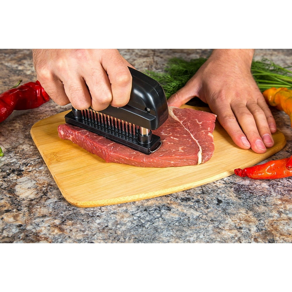 Professional Needle Meat Tenderizer Tool 48 Sharp Stainless Steel