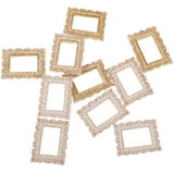 OUNONA 10-Piece Small Assorted Color Resin Picture Frames Set for Home ...