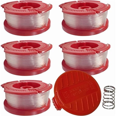 BLACK+DECKER OEM 90626046 String Trimmer Spool & Line, Compatible with ...