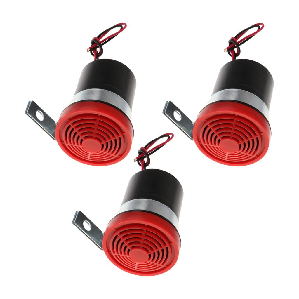 3x DC 12V 24V Sirena De Advertencia Automática as De Respaldo Bocinas ...