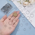 1Set 80Pcs 4 Styles 304 Stainless Steel Linking Rings Ring Stainless ...