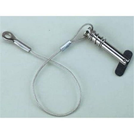 Tethered 0.25 in. Spring Loaded Clevis Pin with Lanyard | Walmart Canada