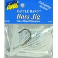 Arkie Lures Rattle Band Bass Jig 3/8 oz White Fishing Tournament ...