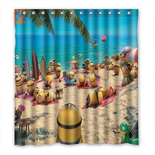 Click here for Touxihaa Minions Cute Lovely Fabric X Shower Curta... prices