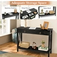 Costway Modern Console Table with Storage Shelf, Drawer, and Entryway ...