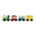 Melissa & Doug Cargo Train - Classic Wooden Toy (4 linking cars, approx ...