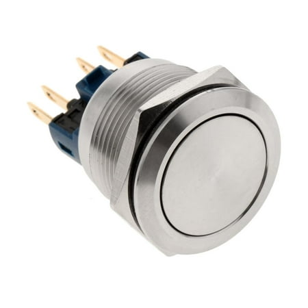 Waterproof High Flush Metal Momentary Push Button Switch 400V | Walmart ...