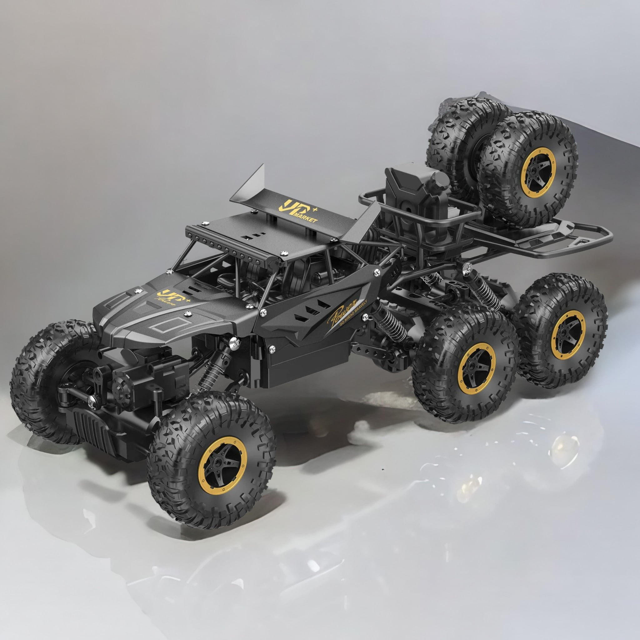 High-Speed All-Terrain Racing Car 1:10 Scale Execute Spectacular 360 ...