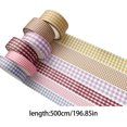 6Rolls Gridded Masking Tape Adhesive Decorative Tape for Scrapbooking ...