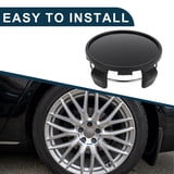 Unique Bargains Car Wheel Center Hub Cap Rim Cover Hub Caps 62mm 2.44 ...