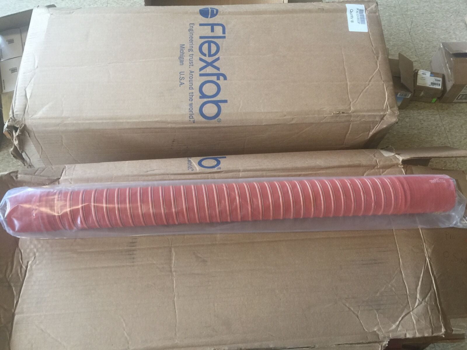 FLEXFAB SIL-FAB2 HIGH TEMPERATURE HOSE DUCT AIRCRAFT / AVIATION 3" X 36" - Walmart.com