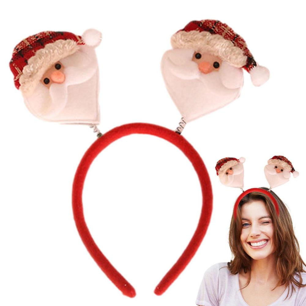 Christmas Headbands For Kids Teenagers Santa Headwear Snowman Claus ...