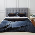 Cracked Earth Bedding Duvet Cover Set King Size 4 Pieces, Abyss Hole ...
