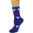Debra Weitzner Womens Bright Non Skid Fuzzy Socks Grips Ultra Soft 3 Pack - Walmart.com