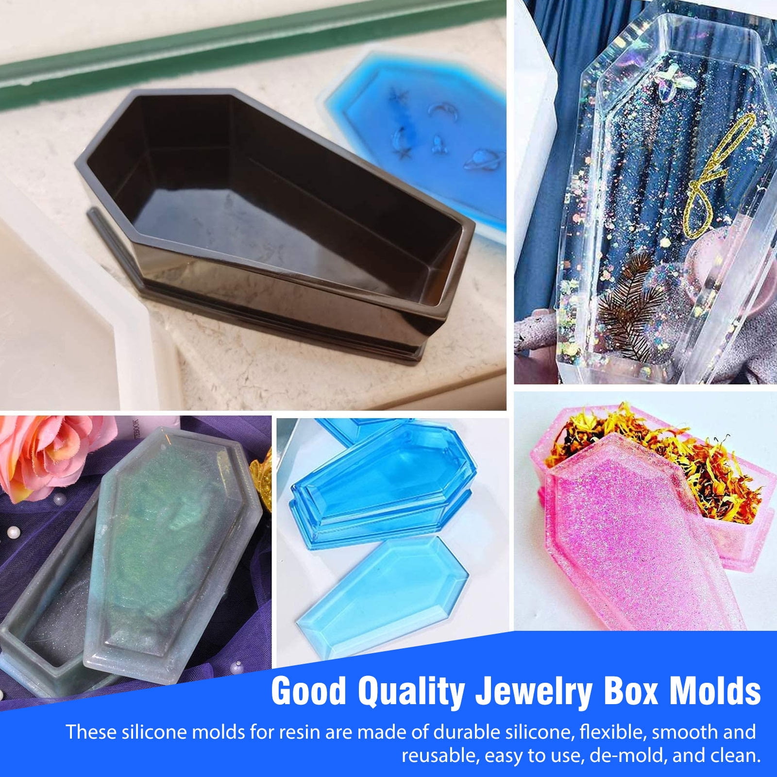 Home & Living Storage & Organization Jewelry Storage Coffin accessories ...