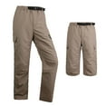 JNGSA Men's Hiking Pants Convertible Quick Dry Lightweight Zip-Off ...
