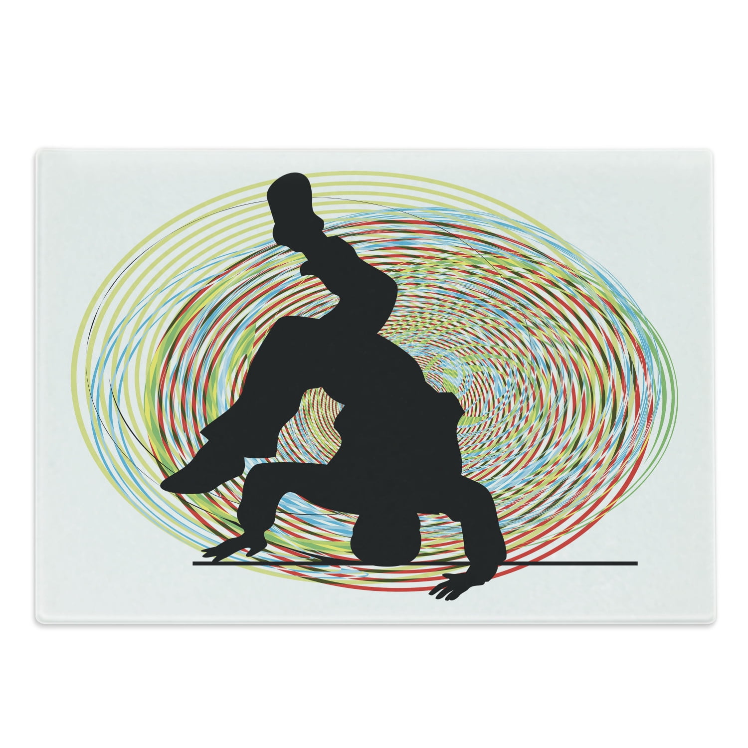 Hip Hop Cutting Board, Teenage Hip Hop Dancer Dancing on Hand Stand ...
