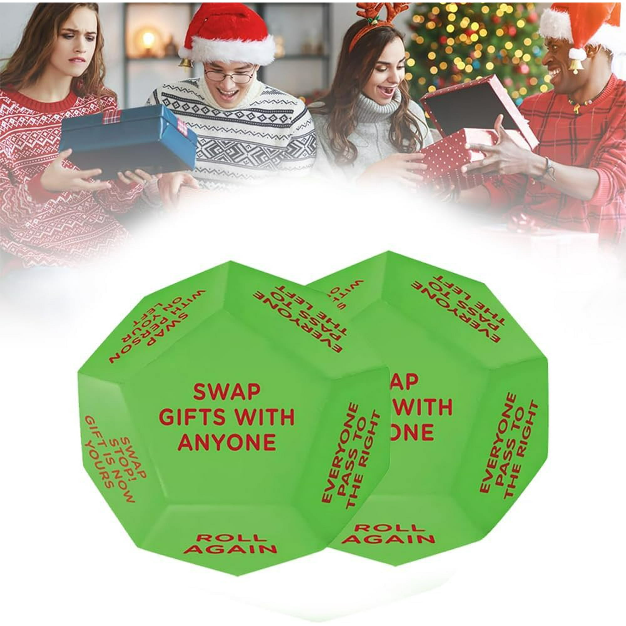 Click here for Xianswiv Santa Swap Gift Exchange Dice 2025  1pc N... prices