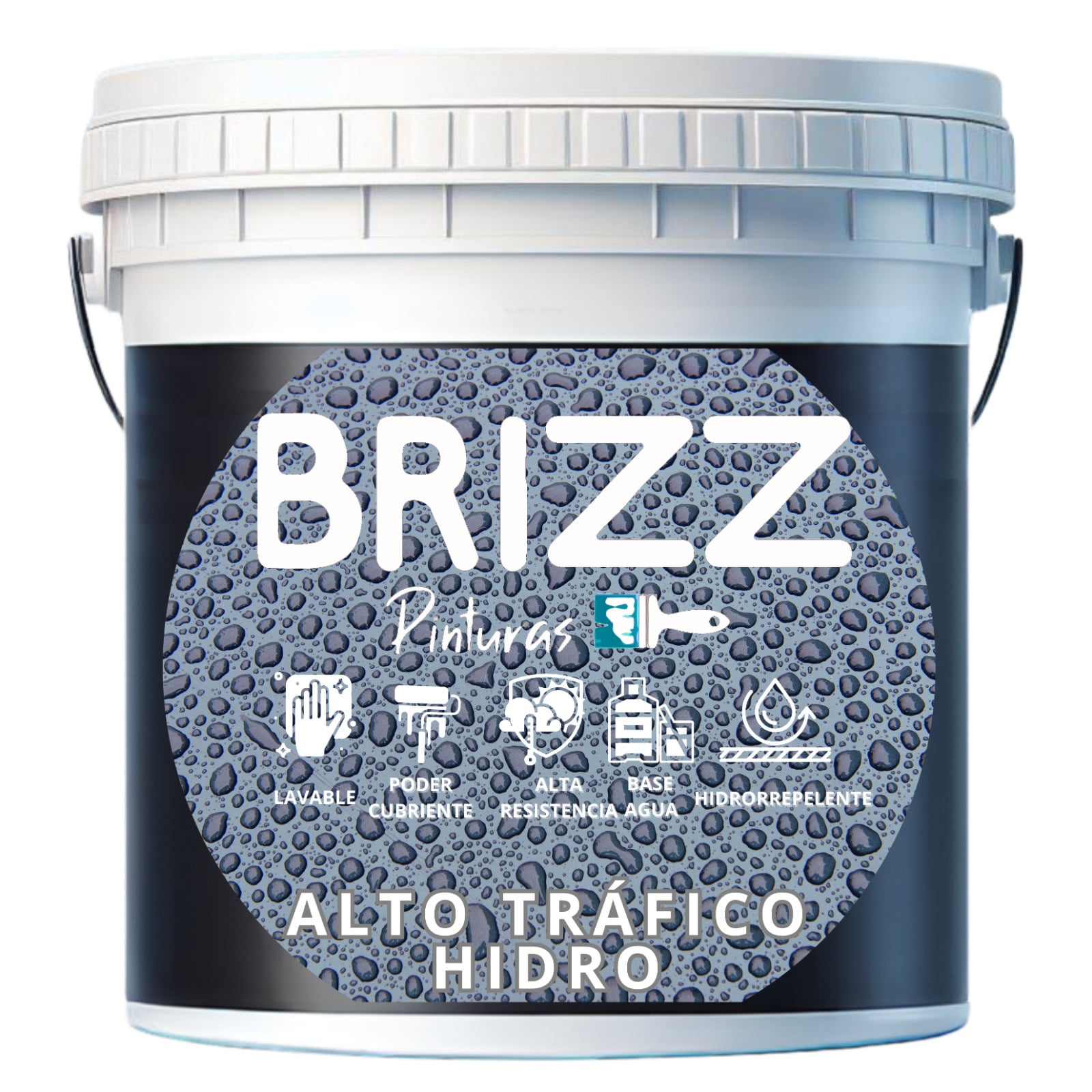 Pintura Alto Trafico Hidrorepelente “Gris” (Tineta 16 L) /Br | Knasta Chile
