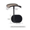 Adjustable Wall Mount Headphone Storage Holder Stand Aluminum Alloy ...