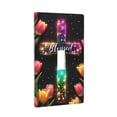 Blessed Cross God Decorative Light Switch Cover Plate, 1 Gang Wall ...