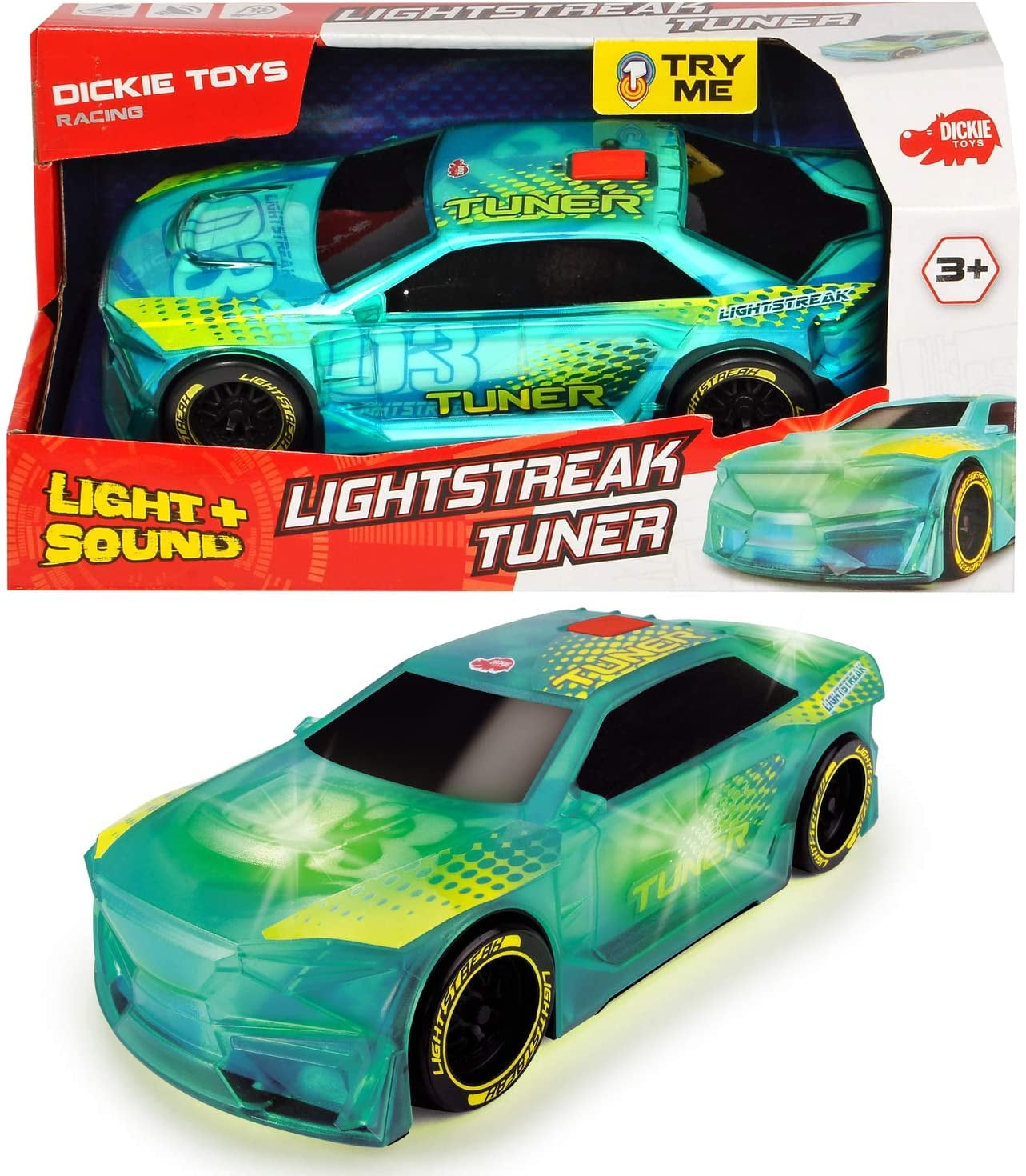 Dickie Toys Lightstreak Tuner Friction-Driven Toy car - Walmart.com