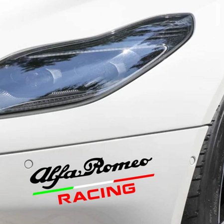 Italy Flag Racing Emblem Car Funny Stickers PVC Stickers Styling, for ...