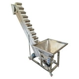 INTSUPERMAI Inclined Bucket Elevator Rice Nut Granule Lifting Conveyor Stainless Steel - Walmart.com