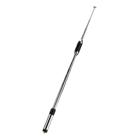 Noref Retractable Telescoping Two Way Radio SMA Female Antenna,Retractable Telescopic Dual Band ...