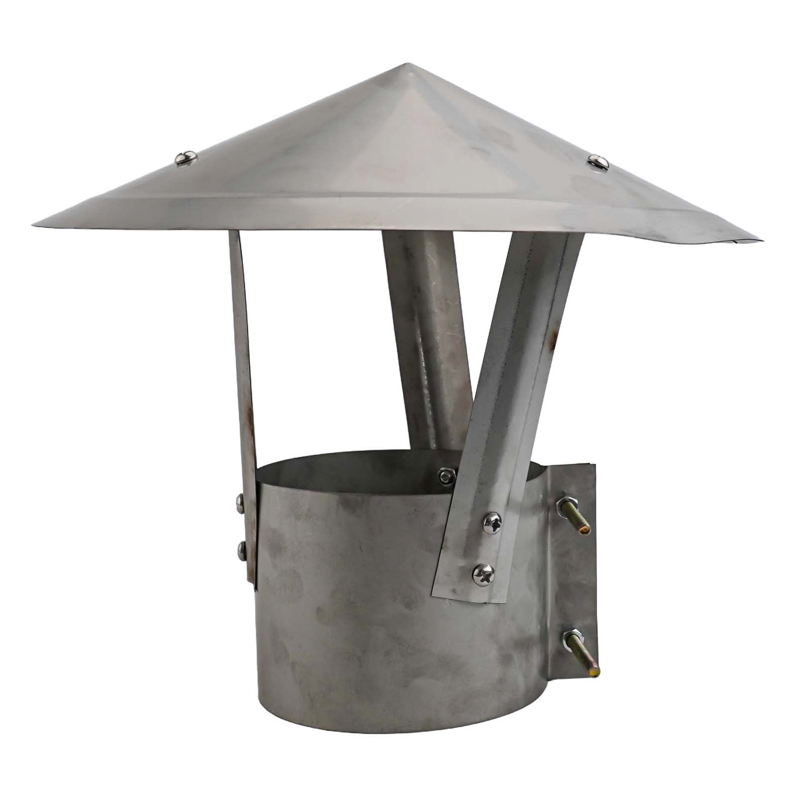 304 Stainless Steel Chimney Cap for 100mm Pipe Diameter Windproof ...