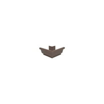 Amerimax Traditional K-Style 5 In. Galvanized Brown Outside Mitre ...