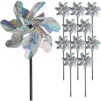 In the Breeze 2621 — 12-inch Striped Iridescent Pinwheel Spinner ...