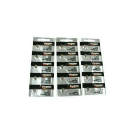 377 / 376 Battery SR626SW Energizer Watch Batteries (15 Batteries ...