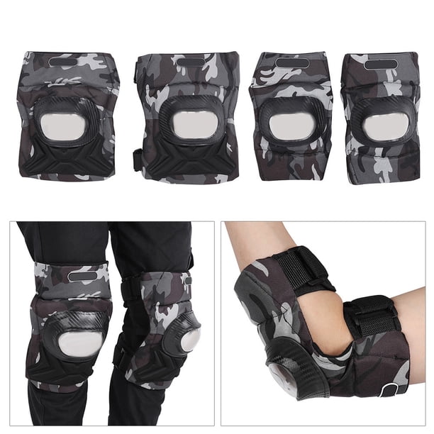 Protector de piernas, 4 piezas/juego, protección para rodillas y codos ...