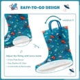Toddler Kids Waterproof Light Up Rain Boots Patterns and Glitter Boots ...