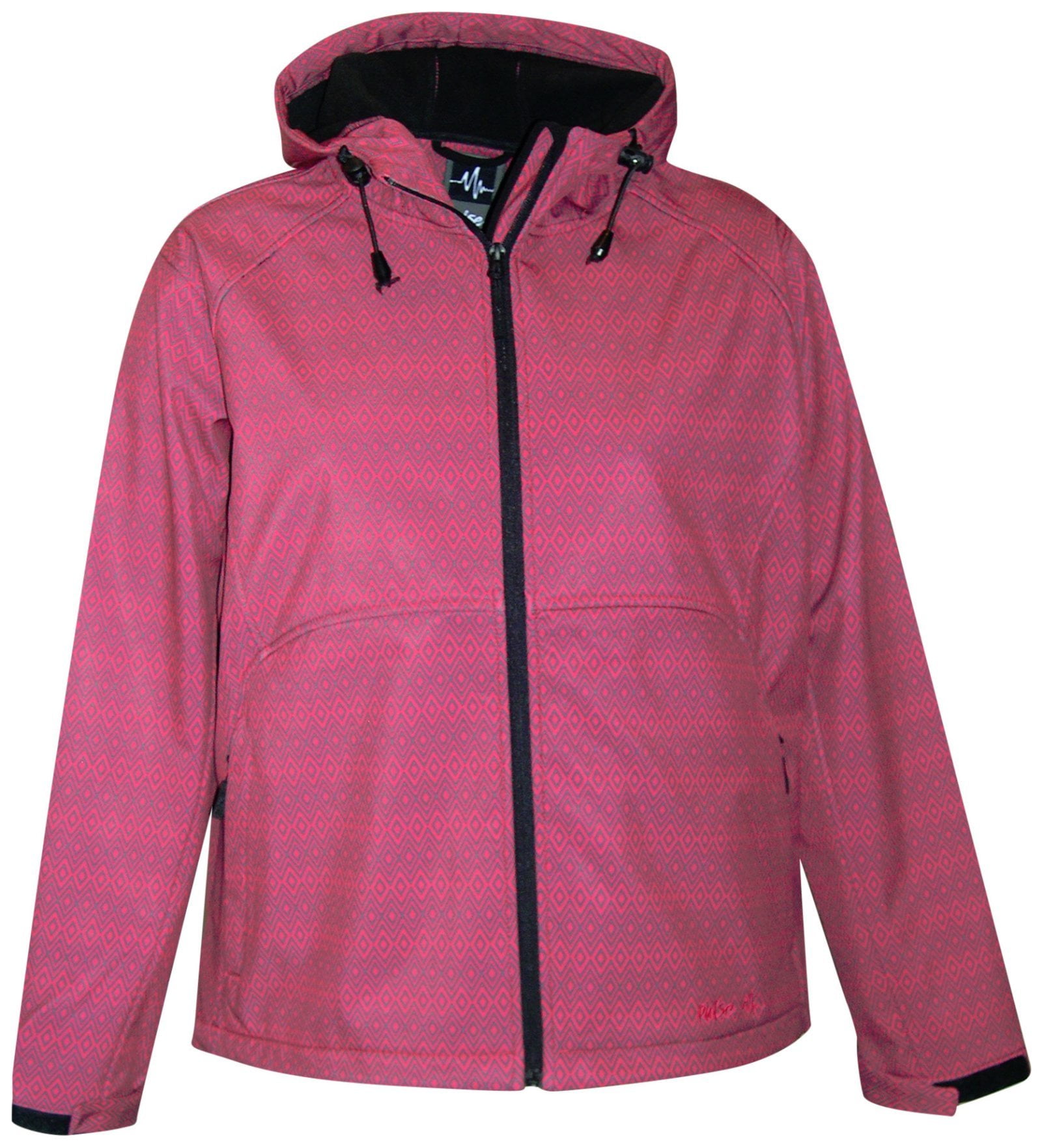 Pulse Womens Extended and Plus Size Soft Shell Hooded Jacket 1X-6X ...