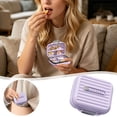 7 Day Portable Travel Pill Case with Sliding Reminder Cute Suitcase ...