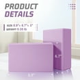 Biguphate Yoga Blocks 2 Pack, EVA Foam Yoga Blocks, Soft Non-Slip ...