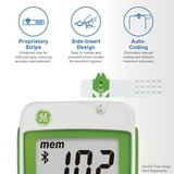 GE333 Blood Glucose Monitoring System | Glucometer | Auto Coding | 5 ...