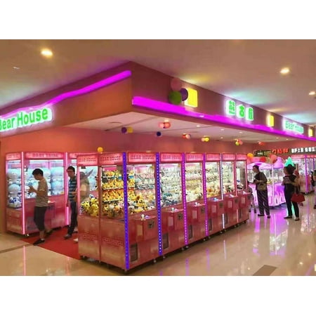 Coin-operated Commercial Crane Arcade Gift Machine Belt (64pcs Plush ...