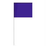 Marking / Survey Flags, 4" X 5" W/21" Wire, Several Colors, Purple ...