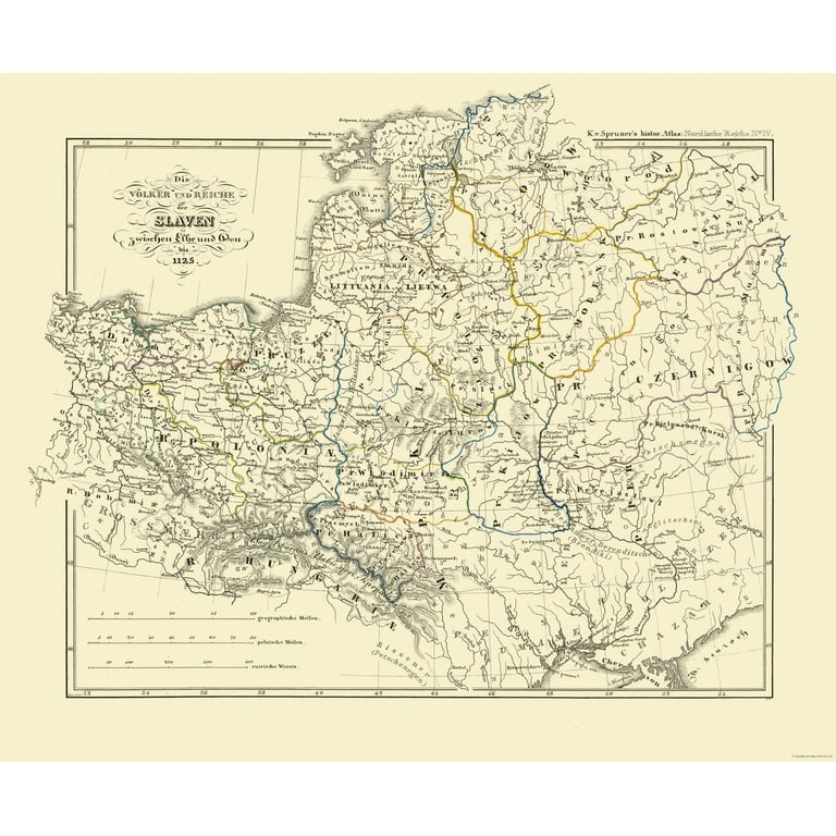 Slavic People Map
