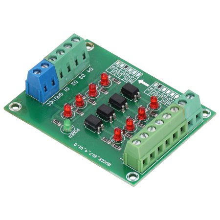 Optocoupler Isolation Board, 24V To 5V Wide Application 20KHz Limit ...