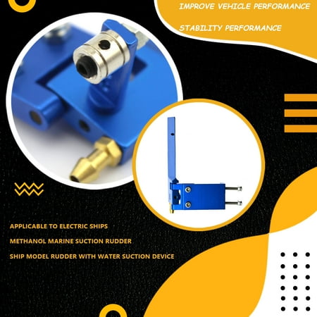 Water Absorbing Device RC Boat Rudders Serviceable Rudder Portable Boat ...