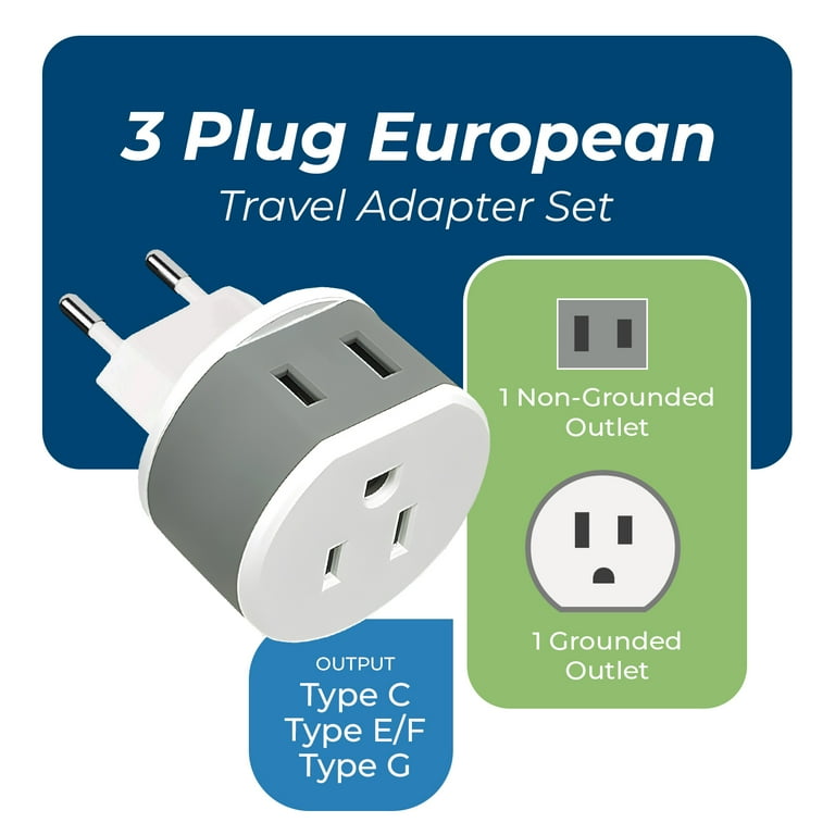 Usa To European Plug Adapter Dive Gear Express Amazon.com: Hero