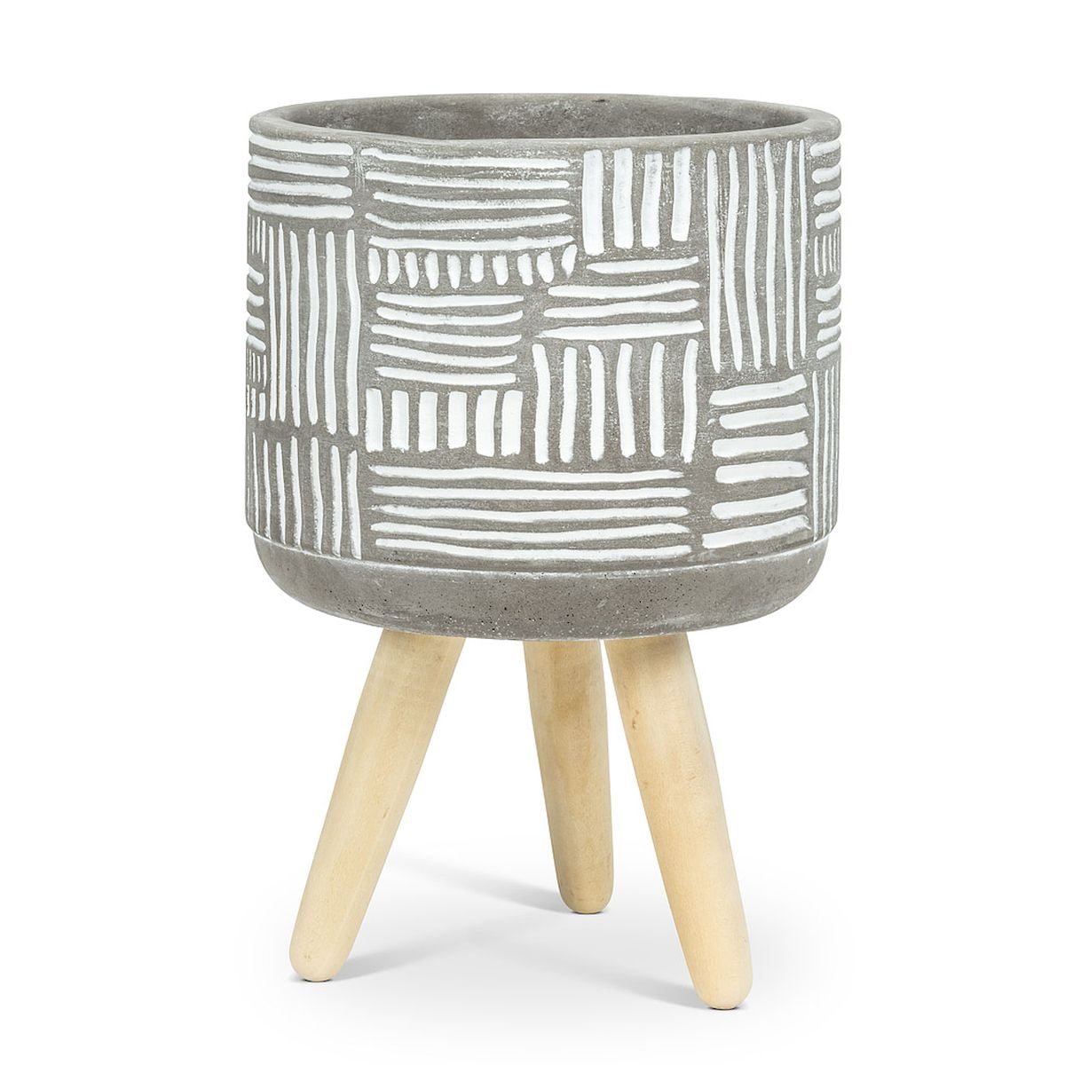 Set of 12 Large Grid Tripod Planter - Walmart.com